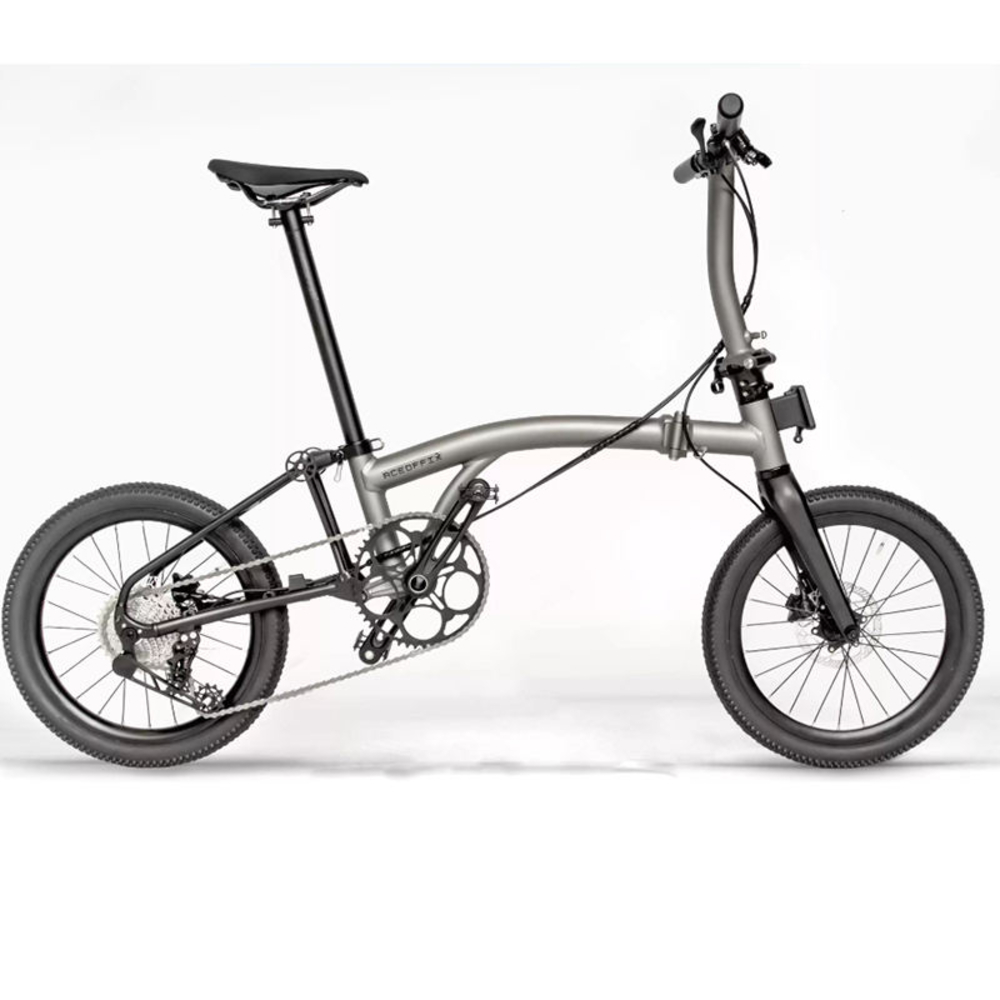 Aceoffix D10 Folding Bike | 10-Speed Performance Folding Bicycle