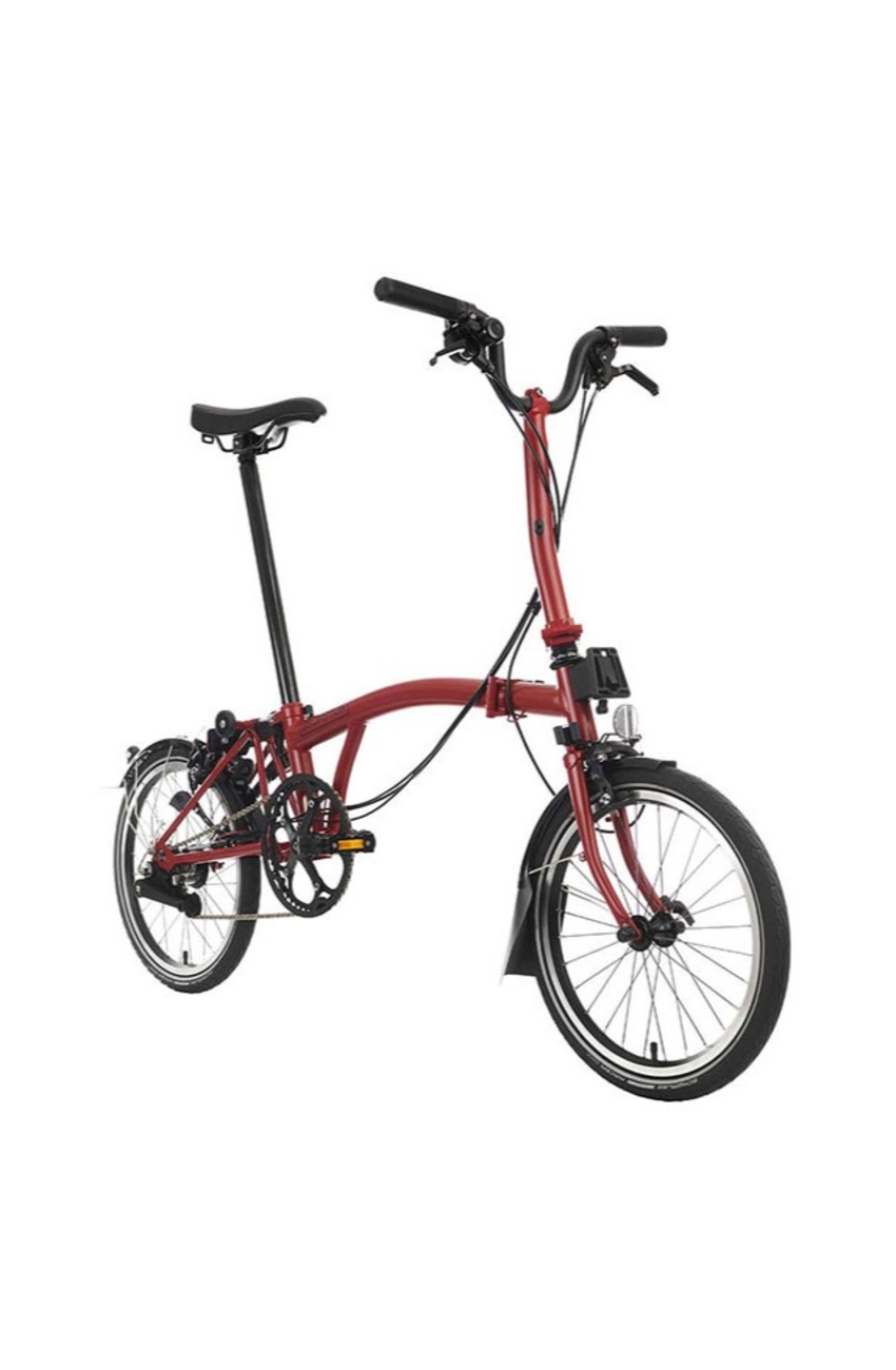 2023 Brompton C Line Explore Bike Mid Handlebar ( With Mudguard + Rack ...