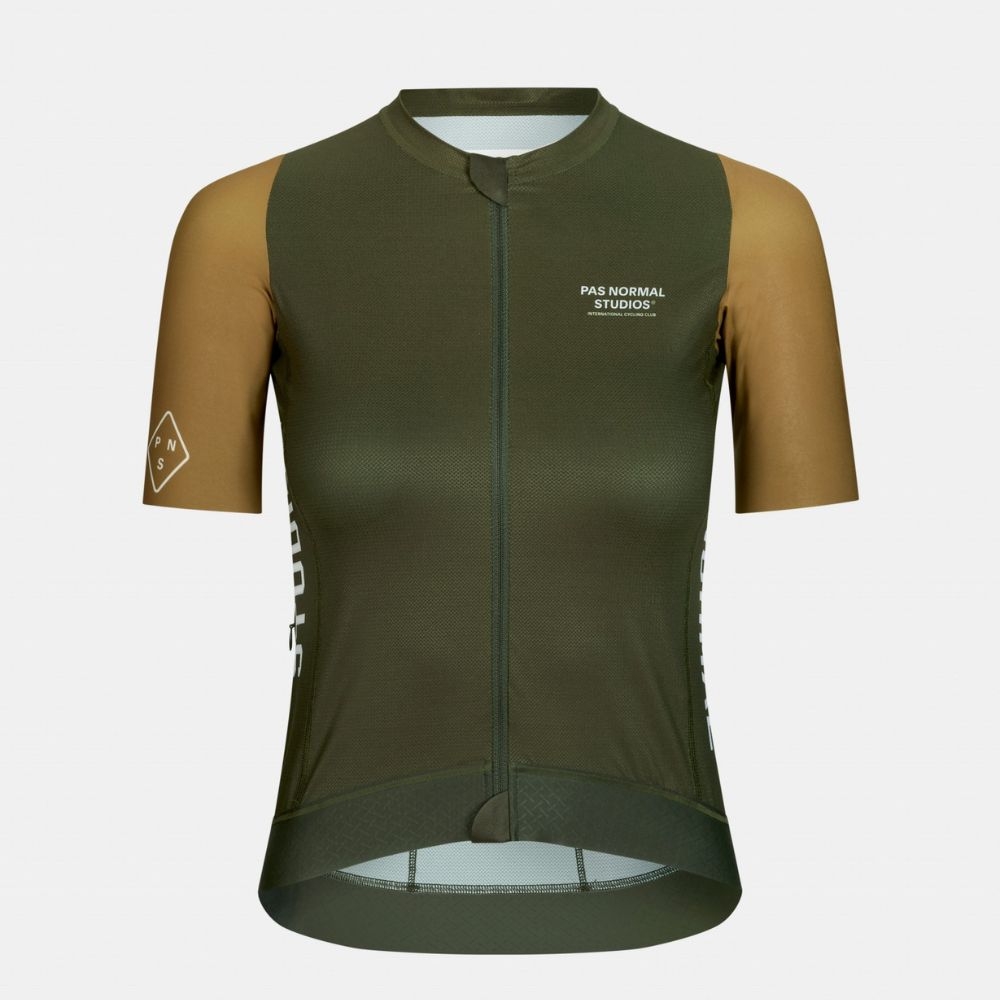 PAS NORMAL STUDIOS Women's Solitude Midsummer Jersey – Olive