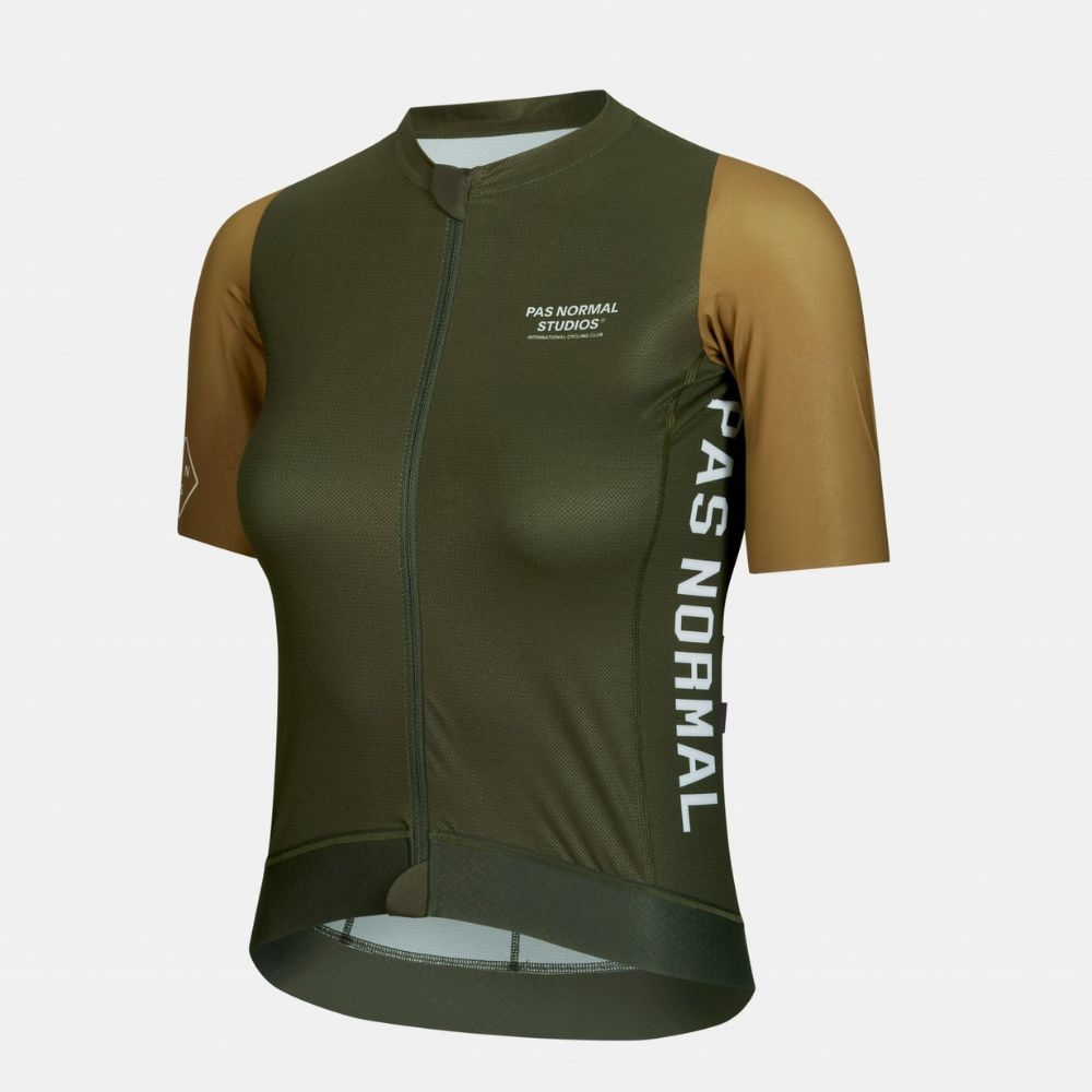 PAS NORMAL STUDIOS Women's Solitude Midsummer Jersey – Olive