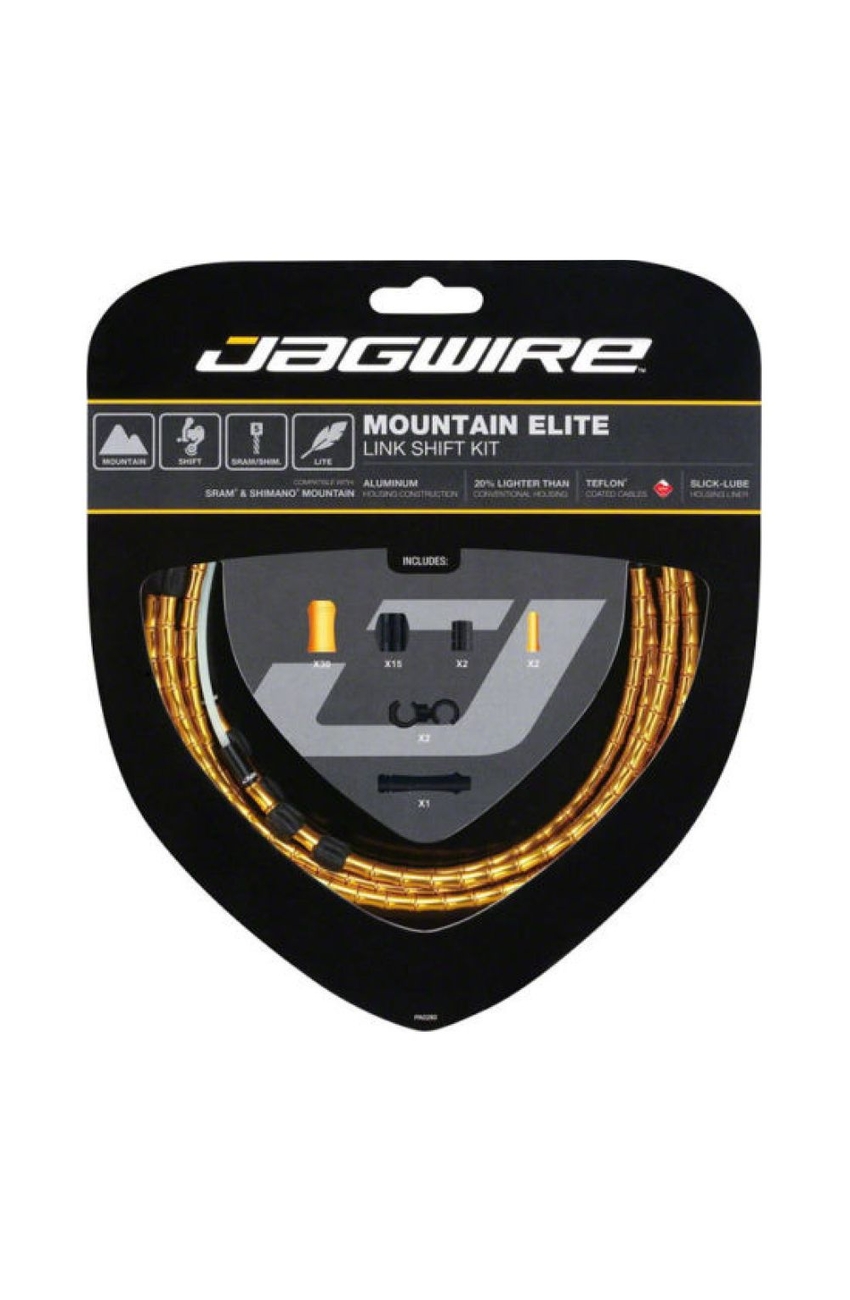 Jagwire Mountain Elite Link Shift Kit Gold